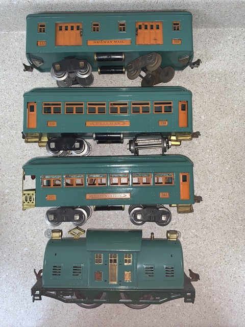 1920s Lionel Trains Pre-war Standard Gauge 10e 332 339 341 Set 352E ...