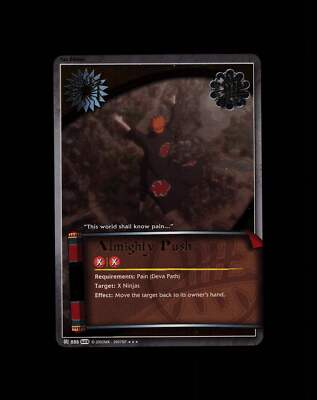 Almighty Push - 888 - NM - 1st Edition Foil - S23 - Naruto CCG - D4-31 ...