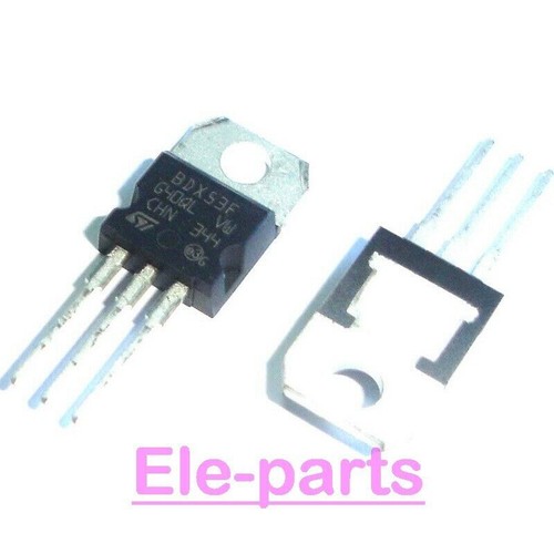 5 PCS BDX53F TO-220 BDX53 NPN Silicon Power Darlingtons Transistor Chip ...