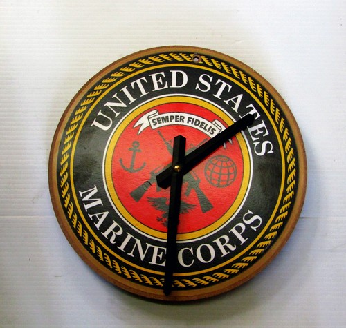 UNITED STATES MARINE CORPS EMBLEM CLOCK | eBay