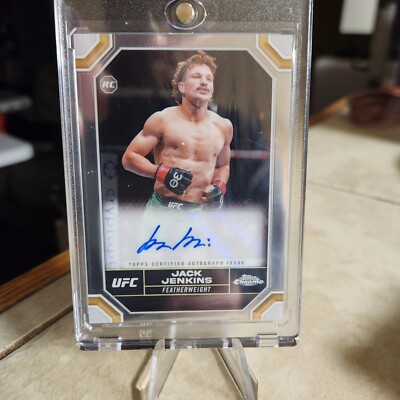 2024 Topps Chrome UFC Jack Jenkins UFC Chrome Rookie Auto UFC RC | eBay