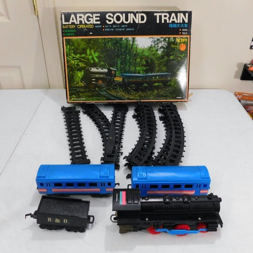 Vintage 70s Battery Operated Large Sound Train Set Tested Working In ...