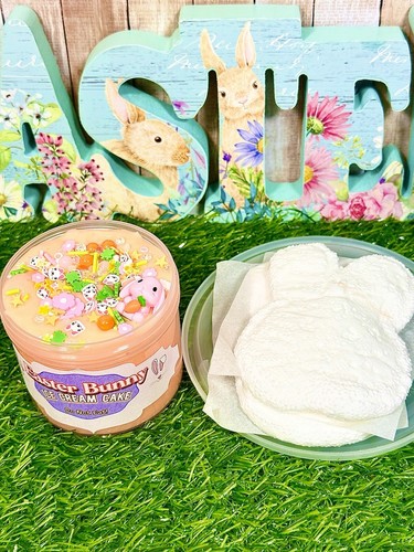 Easter Bunny Ice Cream Cake Glossy and Microfloam Slime ~2 Textures ...