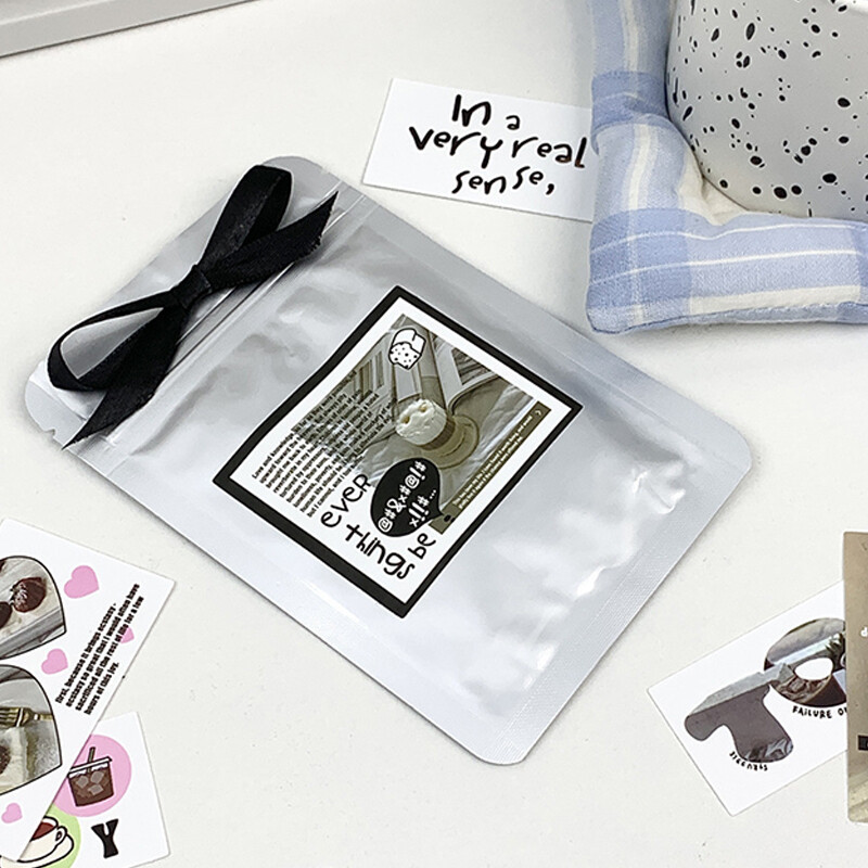 10PCS Silver Storage Pouch Self Sealing Bag Reusable Tear Notch Storage ...