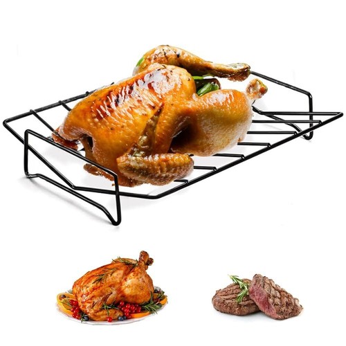 Boat Shaped Roasting Rack Barbecue Accessories Turkey Racks Grill Net ...
