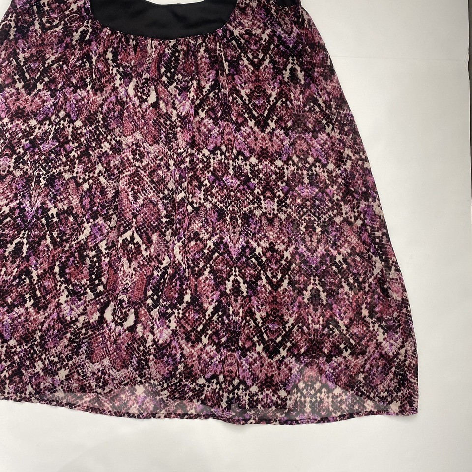 Show Me Your Mumu Trapeze Mini Dress Purple Snake Print Jewel Of The ...