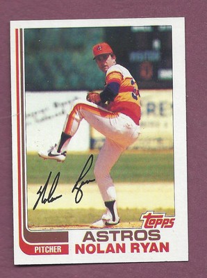 RAZOR SHARP PACK FRESH 1982 TOPPS BASEBALL #90 NOLAN RYAN HOF .99 ...
