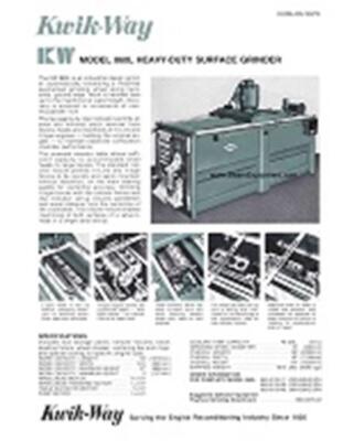 Kwik Way Model 860L Cylinder Head Block Flier | eBay