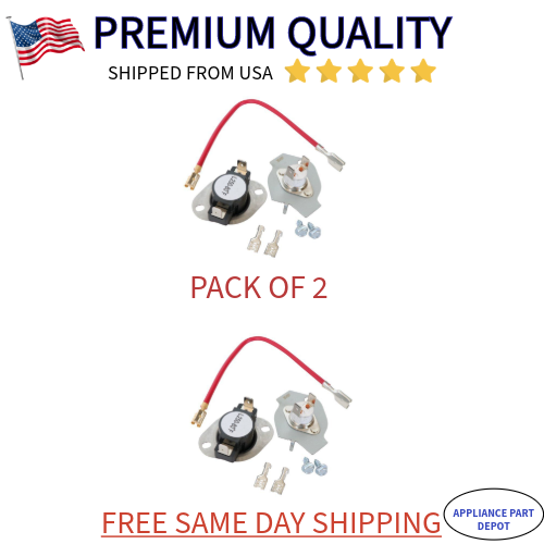 279816 Thermal Cut off Kit for whirlpool maytag kitchenaid kenmore ...