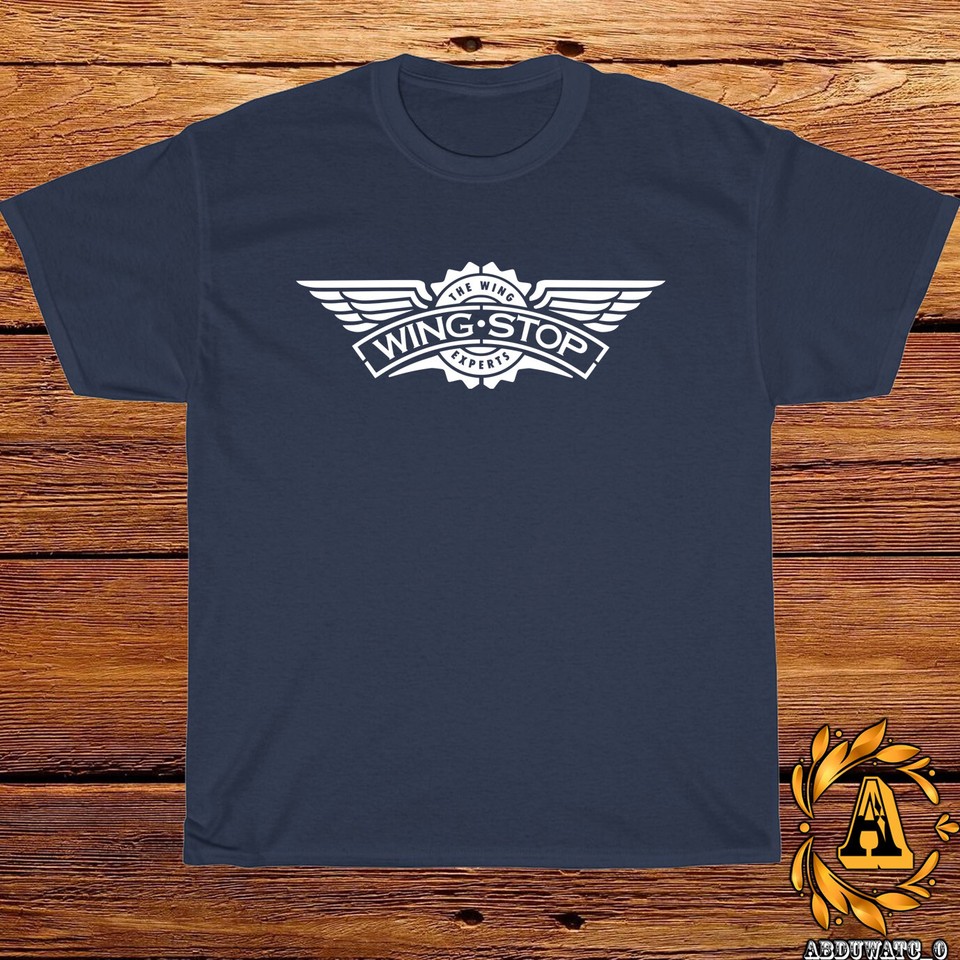 New Wingstop Restaurant Logo Black/Sport Grey/White/Navy/Red T-Shirt S ...