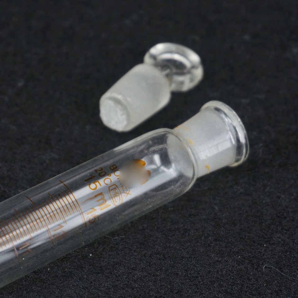 5-100ml Lab Glass Conical Bottom Centrifuge Tube Scaled With Stopper ...