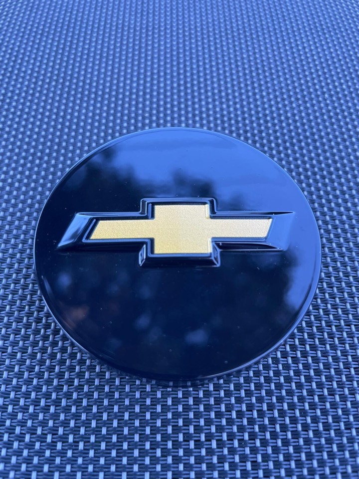 CHEVROLET SET OF 4X 58mm Black Wheel Center Caps - Fits most model | eBay