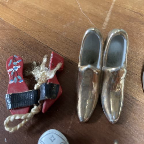 Antique Miniature Shoe Collection Set Of 6 Tiny | eBay