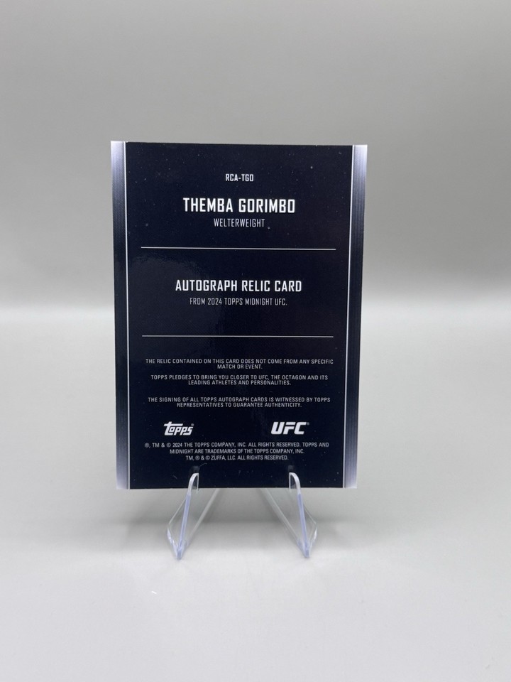 Themba Gorimbo 3 Card Auto Bundle- Featuring 2025 Knockout On Card Auto ...