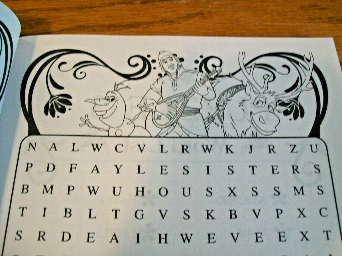 Disney Frozen Word Search Printable Printable Disney Movies