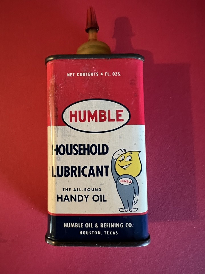 Vintage Humble Household Lubricant Oiler 4 oz Esso Carter Humble Oil | eBay