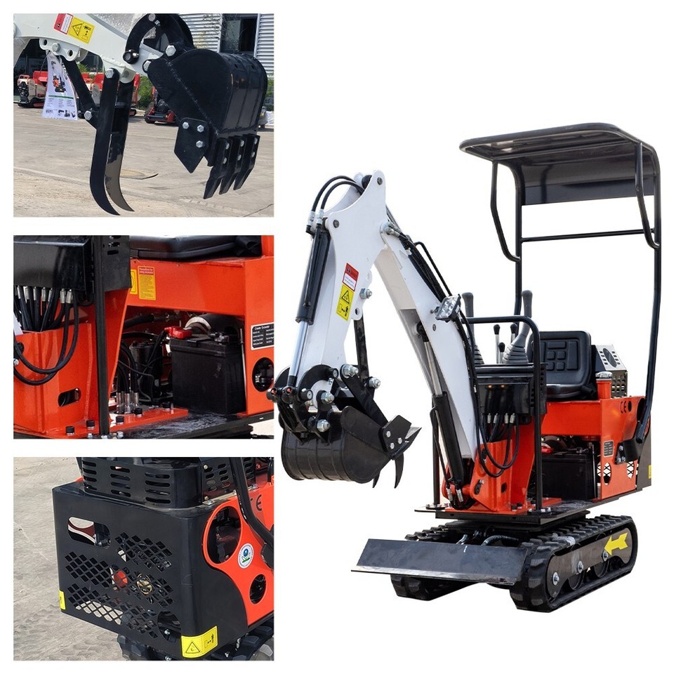 NJ Pick Up 1800lb Small Mini Track Excavator with EPA Engine Digger In ...