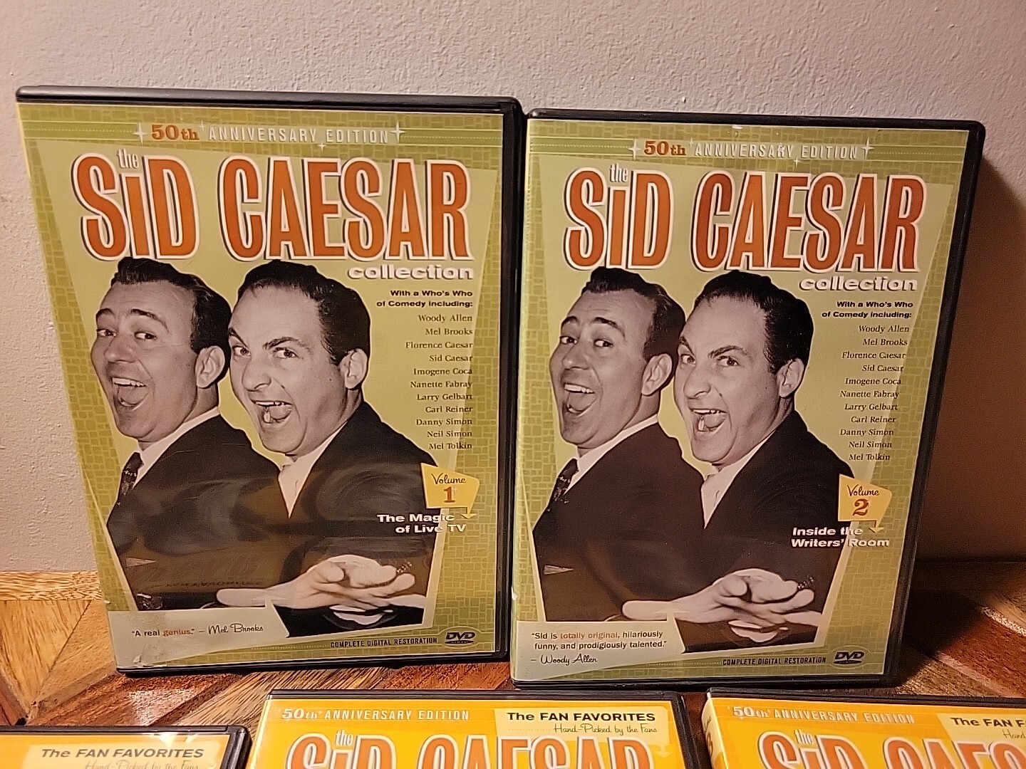 Lot Of 6 Dvds The Sid Caesar Collection - 50th Anniversary DVD Volumes 767685958636 | eBay