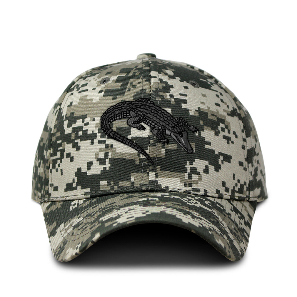 Camo Baseball Cap Gator Florida Swamp Cotton Hunting Hats for Men Strap ...