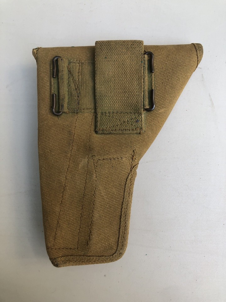 ORIGINAL CANADIAN WWII INGLIS P35 HOLSTER BROWNING HIGH POWER MARKED ...
