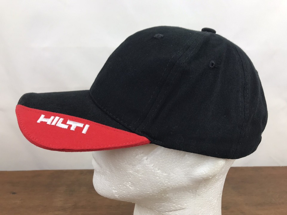 HILTI Black Cotton Adjustable Baseball Cap Hat CH45 | eBay