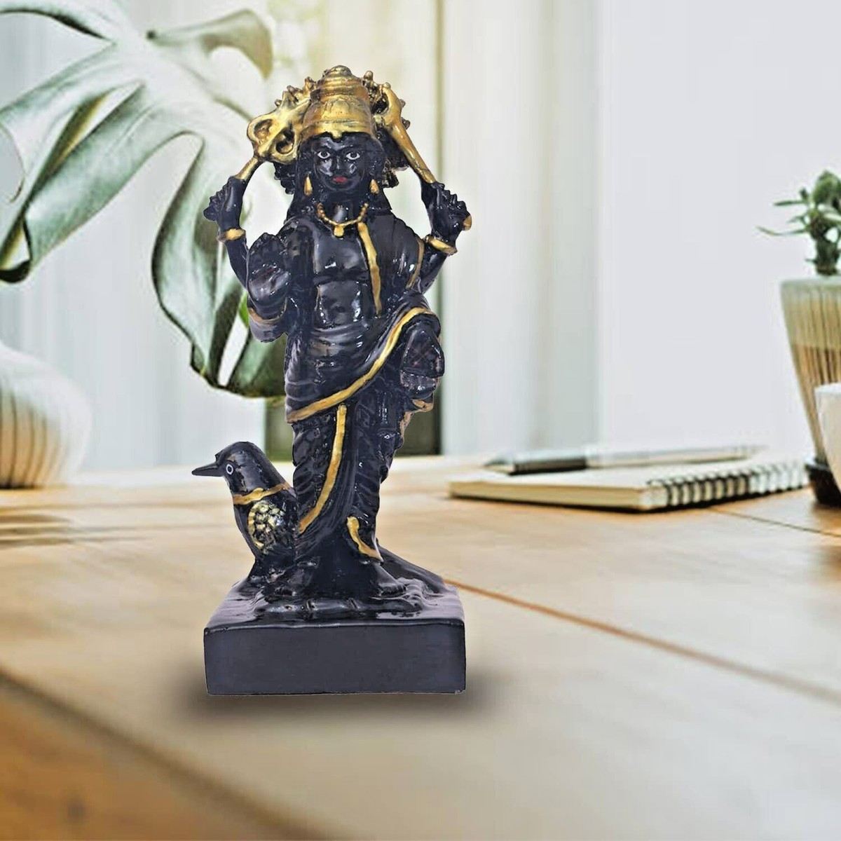 Vintagebharat marble stone Lord Shani Deva idol, stone Shani Deva ...