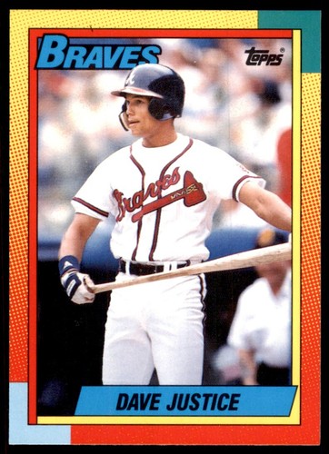 1990 Topps Traded Dave Justice Baseball Cards #48T | eBay