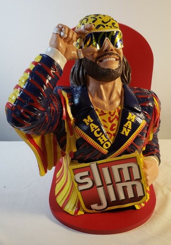 RANDY SAVAGE Rare Slim Jim Macho Man Display Hard To Find! Collector ...