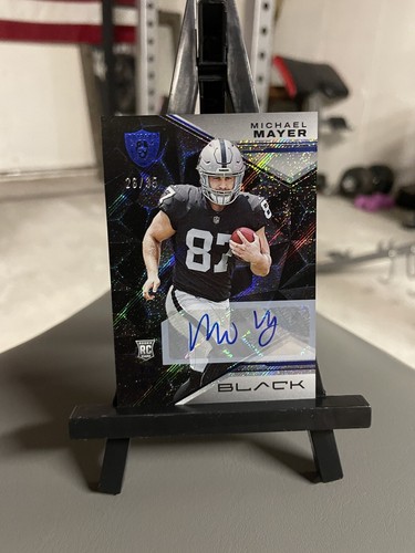 Michael Mayer 2023 Panini black Sapphire Rookie Signature SP /35 | eBay
