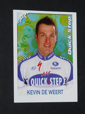 #263 KEVIN DE WEERT QUICK STEP CYCLISME PANINI SPRINT 09 TOUR FRANCE | eBay