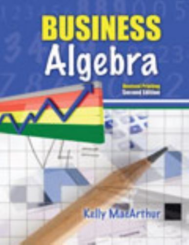Business Algebra by Kelly MacArthur (2014, Spiral) for sale online | eBay