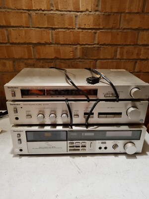 Technics Vintage Stereo System SU-Z25 Amplifier, M216 Cassette Deck ...