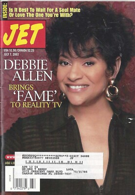 DEBBIE ALLEN BRINGS FAME TO REALITY TV LOVE THE ONE YOUR WITH 2003 JET ...