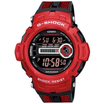 Casio G-SHOCK GD-200-4 | Montre numérique tactique rouge pour hommes ...