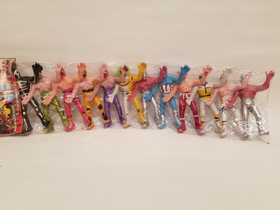 LUCHA LIBRE SET 12 Pack 4in Action Figures Mexican Toys Mexican ...
