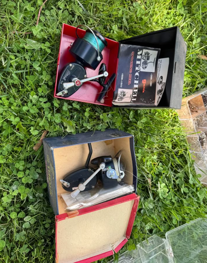 3 SETH GREEN Box Rigs with Sutton Spoons & Garcia Mitchell Reels | eBay