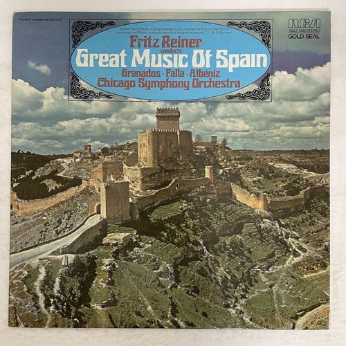 Fritz Reiner - Great Music Of Spain Vinyl, LP 1975 RCA Gold Seal – AGL1 ...