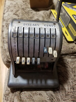 Vintage Paymaster Ribbon Writer Series 8000 Check Writer | eBay