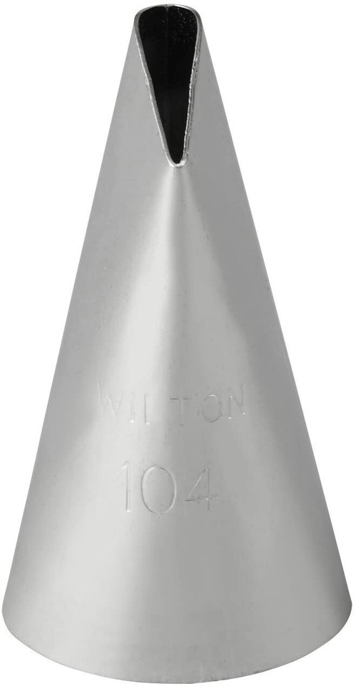 Wilton Decorating Tip, No.104 Petal PACKING MAY VARY | eBay