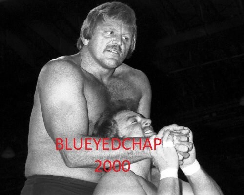 ED WISKOWSKI/ COLONEL DEBEERS VS BRIAN BLAIR WRESTLER 8 X 10 WRESTLING ...