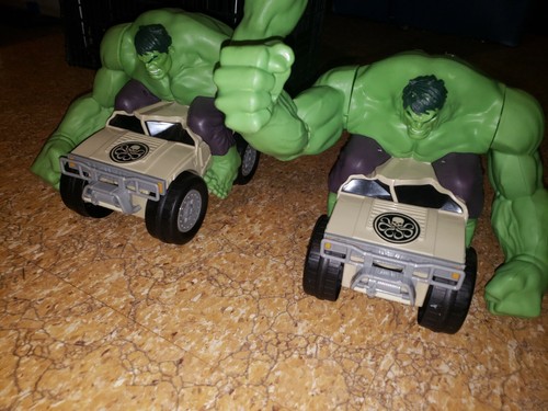Lot of 2 Avengers XPV Remote Control RC Hulk Smash Toy Vehicle **Needs ...