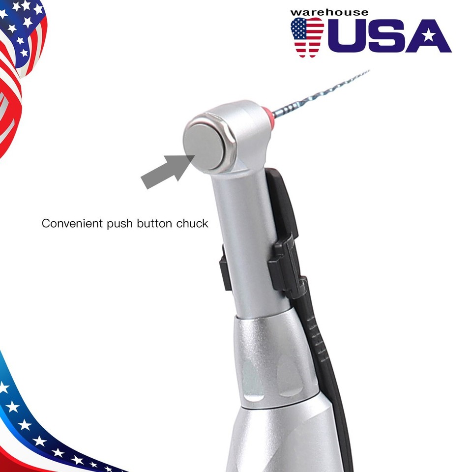 Dental Cordless LED Endo Motor 16:1 Contra Angle / Apex Locator Canal ...