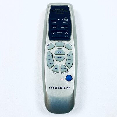 Genuine Concertone Remote Control RV-2000-TV for Hi Fi Micro Component ...