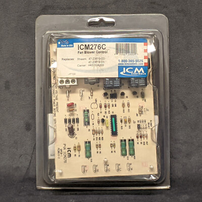 ~Discount HVAC~ I3-ICM276C - ICM Controls - Fan Blower Control | eBay