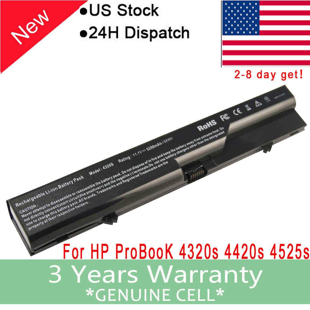 Battery for HP 420 421 620 625 ProBook 4320s 4520s 4525s PH06 593572 ...
