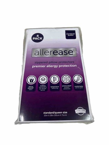 AllerEase Ultimate Pillow Protector - Standard/Queen, 4 Pack | eBay