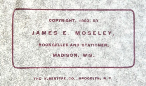 (Book) 1903 by James E Mosley Book Seller Scenes of The University UW ...