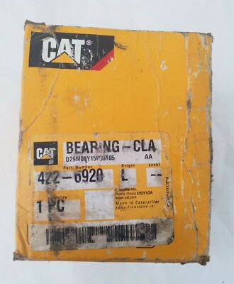 CATERPILLAR BEARING-CLA 422-6920, 4226920-D15 ORIGIN L | eBay