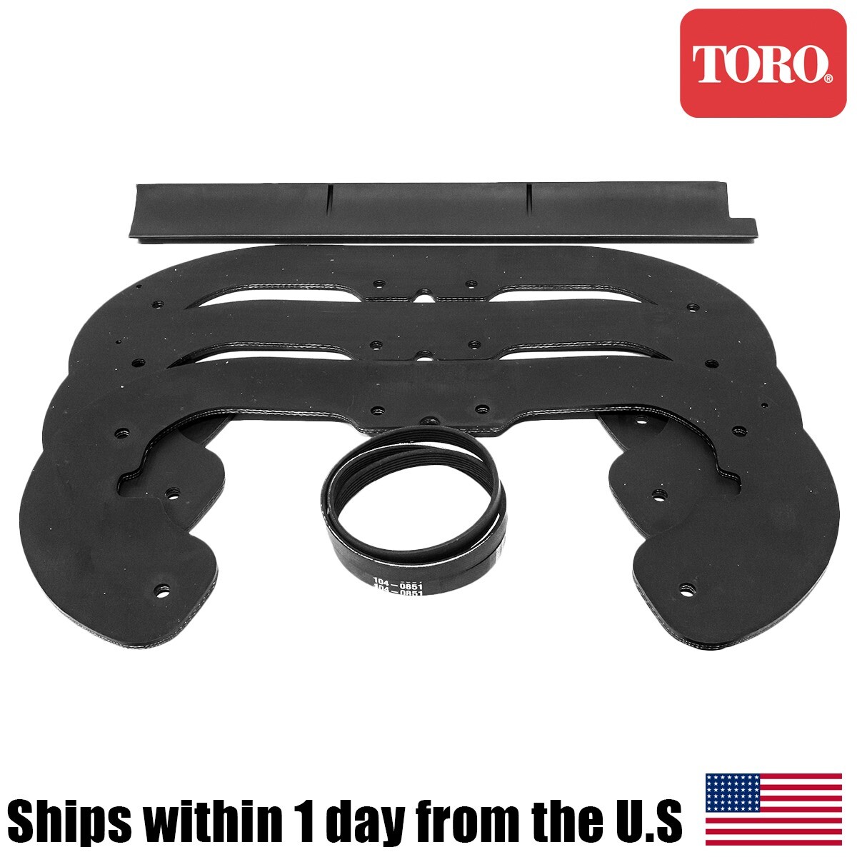 Genuine OEM Toro Paddles Scraper Belt Kit SnowBlower 38600 38601 38602 ...