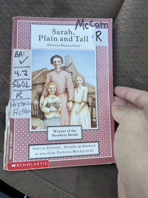 Sarah, Plain and Tall by Patricia MacLachlan (1987, Trade Paperback ...